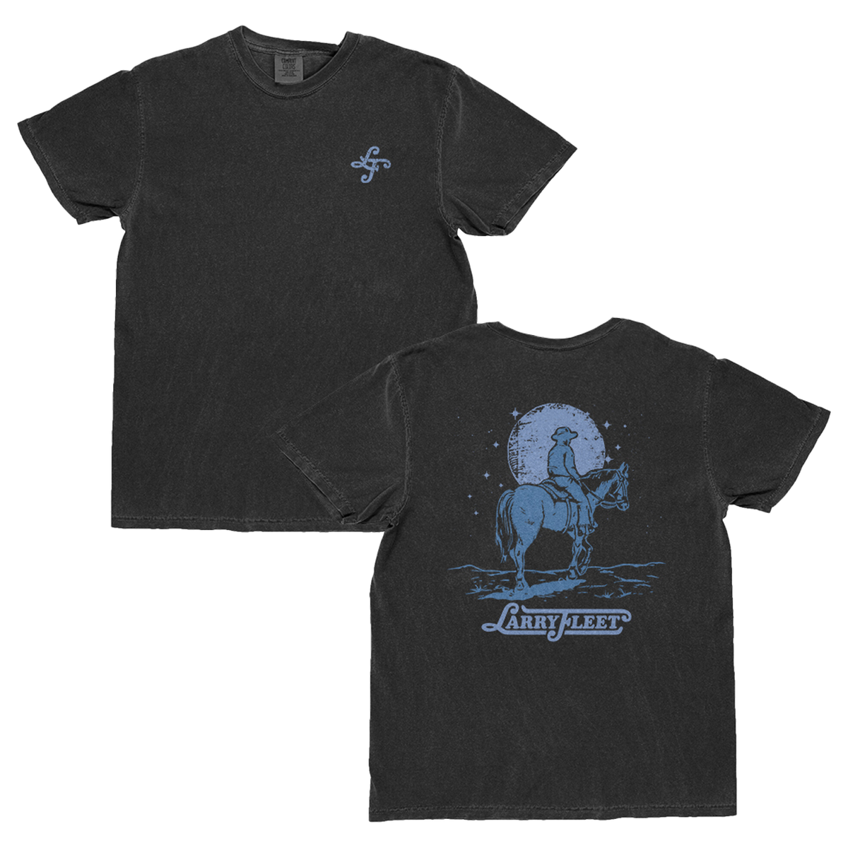 Larry Fleet 2025 Midnight Cowboy Tee – Larry Fleet Official Merchandise