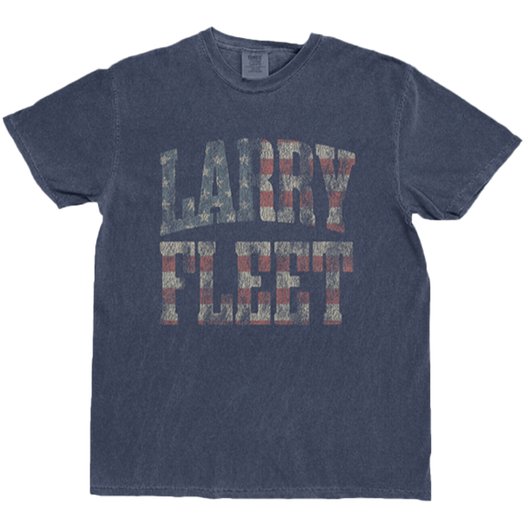 2023 Larry Fleet Flag Tee – Larry Fleet Official Merchandise