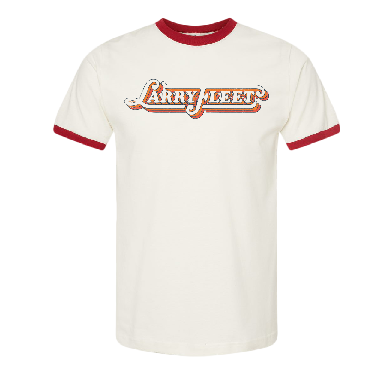 2022 Larry Fleet Natural Retro Ringer Tee – Larry Fleet Official ...